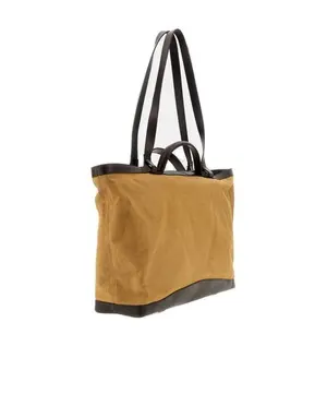 Dries Van Noten Two-toned Shopper Bag - Beige