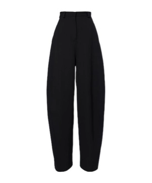 Balenciaga Wool Barrel-leg Pants
