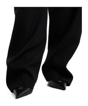 Balenciaga Wool Barrel-leg Pants