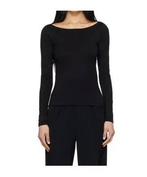 FLORE FLORE Steffi Long-sleeve T-shirt - Black