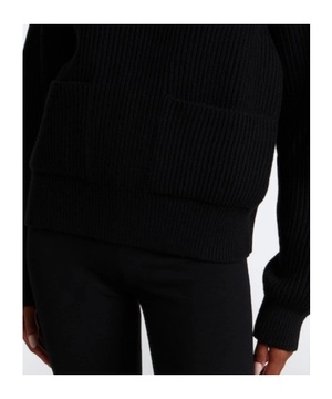 Alaïa Ribbedknit Halfzip Sweater