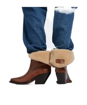 Chloé Wool Fleece Ankle Boots