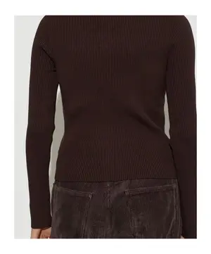 Michael Kors Long-sleeve Knit Top - Brown
