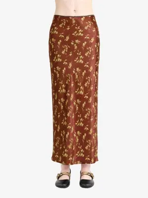 Dries Van Noten Jacquard Midi Skirt