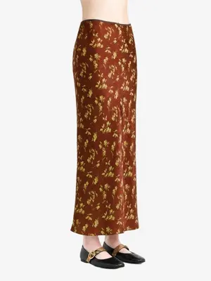 Dries Van Noten Jacquard Midi Skirt