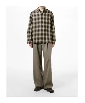 Our Legacy Long-sleeved Plaid Shirt