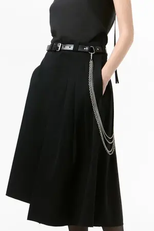 Our Legacy Chain-detail Leather Belt