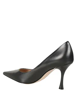 GIANVITO ROSSI 90mm Pointed-toe Leather Pumps