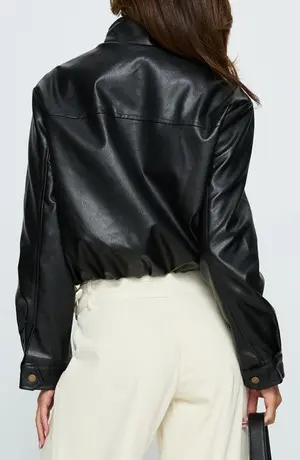 Princess Polly Monay Faux Leather Jacket