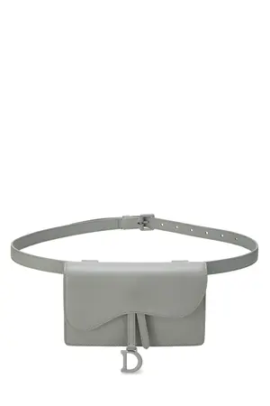Dior Lambskin Leather Saddle Belt Pouch