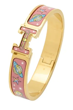 Hermès Multicolor 'chorus Stellarum' Clic-clac 'h' Bracelet Pm