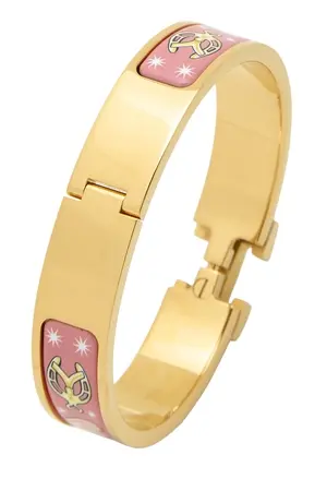 Hermès Multicolor 'chorus Stellarum' Clic-clac 'h' Bracelet Pm