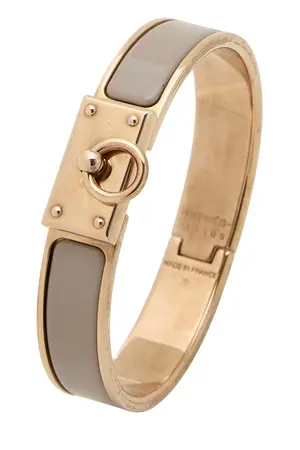 Hermès Rose Gold Clic Anneau Bracelet