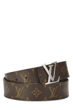 LOUIS VUITTON Monogram Canvas Initiales Reversible Ceinture 90 - Black