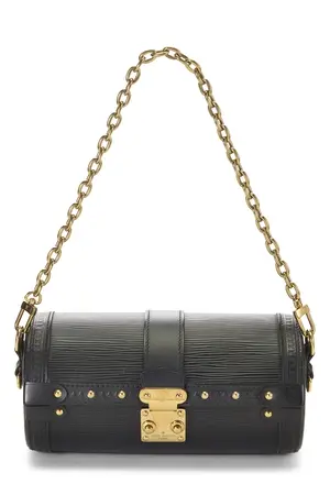 LOUIS VUITTON Epi Papillon Trunk - Black