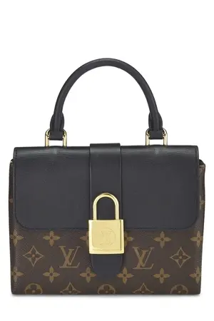 LOUIS VUITTON Monogram Canvas Locky - Black