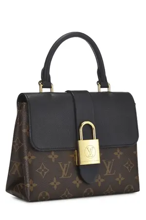 LOUIS VUITTON Monogram Canvas Locky - Black