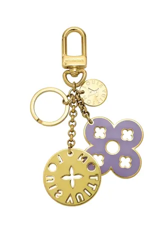 LOUIS VUITTON Multicolor Enamel Porte Cles Looping Monogram Bag Charm