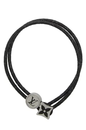 LOUIS VUITTON Monogram Eclipse Canvas Catch It Bracelet