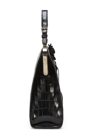 Prada Embossed Frame Top Handle Bag
