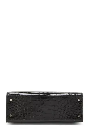 Prada Embossed Frame Top Handle Bag
