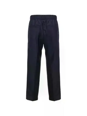 GIULIANO GALIANO Noak Elasticated-waistband Pressed-crease Trousers