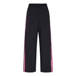 Adidas Dance Woven Pants Asia Sizing 'black Pink - Black/pink