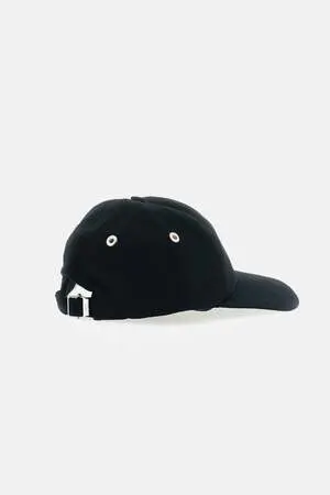 AMI Paris Cappellino Ricamato Red De Coeur - Black