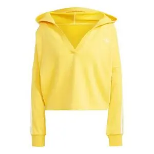 Adidas Originals V-neck Short Hoodie - Gold
