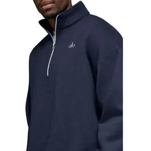 Alo Yoga Accolade 1/4 Zip Pullover - Navy