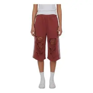 Adidas Knit Jorts Mid Length Shorts - Red