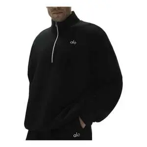 Alo Yoga Accolade 1/4 Zip Pullover - Black