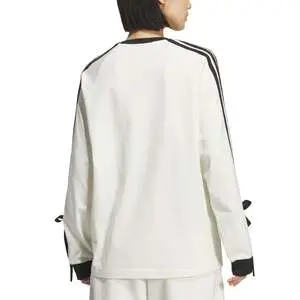 Adidas Dance Long Sleeve Top 'white Black