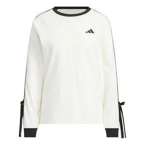 Adidas Dance Long Sleeve Top 'white Black - White/black