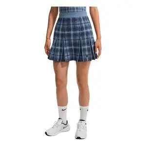 Nike (wmns) Nike Fairway Fresh Plaid Sweater Skirt Asia Sizing 'blue' Blue