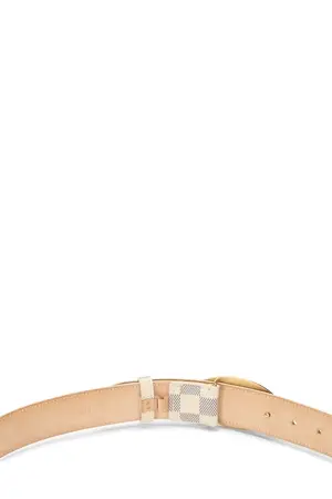 LOUIS VUITTON Damier Azur Voyage Ceinture 90