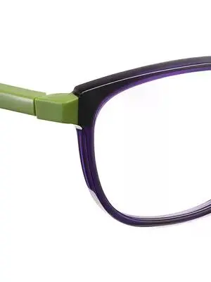 ETNIA BARCELONA Baviera Geometric-frame Glasses - Purple