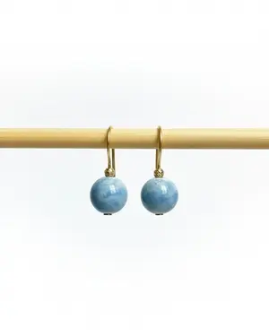 PUMO PUGLIESE Orecchini Perle Earrings - Blu