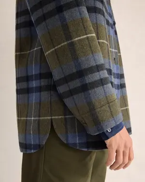 HAVEN WELL WITHIN Wool Blend Plaid Shacket