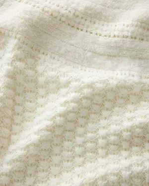 HAVEN WELL WITHIN Heirloom Mixed Stitch Crewneck Sweater - Nightfall