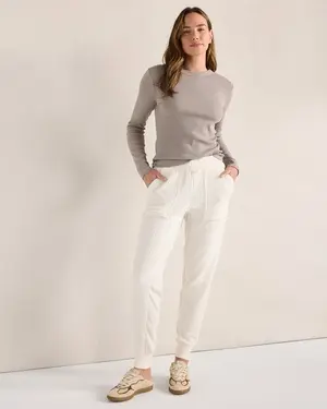 HAVEN WELL WITHIN Chenille Joggers - Ivory