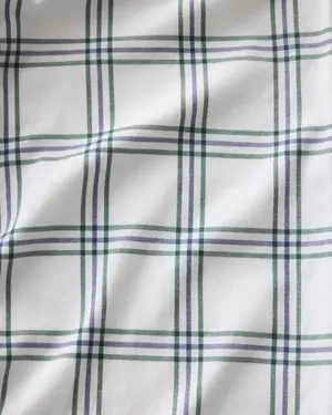 HAVEN WELL WITHIN Organic Cotton Windowpane Pajama Top