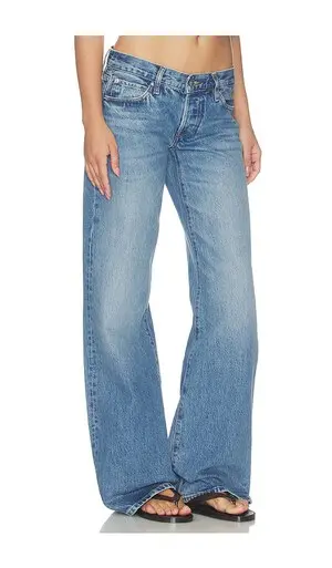 FRAME The Petite Pixie Gray In Blue