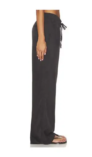 Helmut Lang Fluid Po Pant In Brown