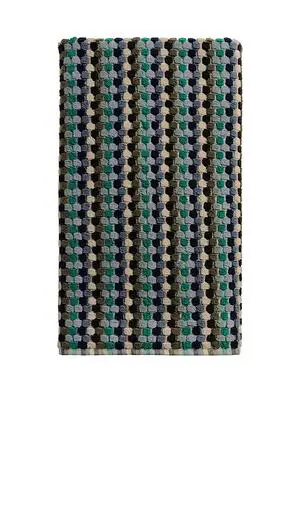 PARACHUTE Organic Mosaic Bath Towel In Multi - Cool Multi
