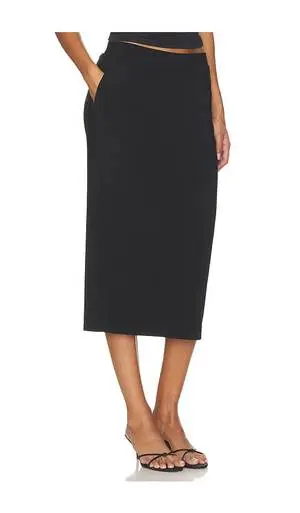 Norma Kamali Flat Front Straight Skirt