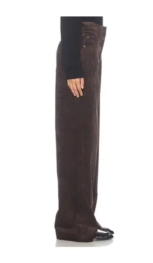 PISTOLA Jadyn Low Slung Palazzo Pant In Brown