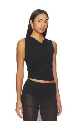THE LINE BY K Tavi Ruched Tank Top