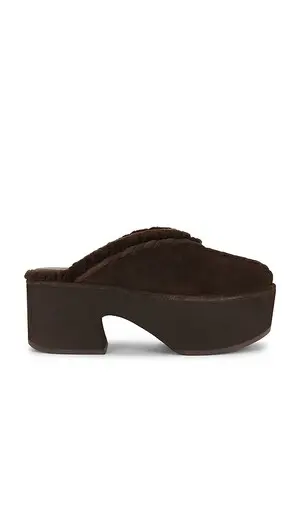 Cult Gaia Tazz Mule In Chocolate - Luwak