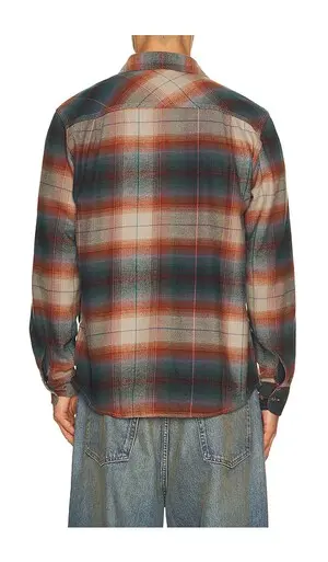 Brixton Bowery Flannel Shirt In Multi